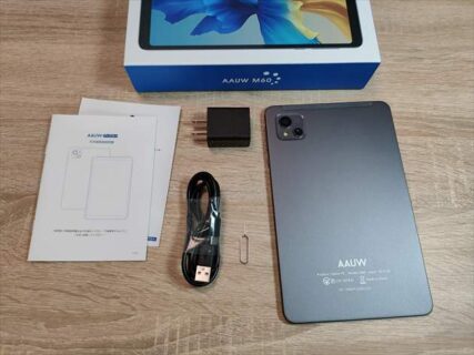 【AAUW M60 実機レビュー】読書・コミックリーダーに最適な片手サイズの8.4インチAndroidタブレット！ | LABOホンテン