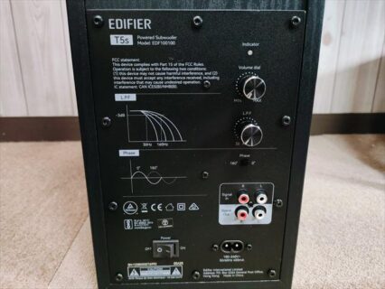 【実機レビュー】EDIFIER T5sサブウーファー！薄型17センチでアンプ内蔵 | LABOホンテン